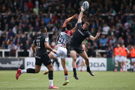 Newcastle Falcons Adam Radwan Wins Ball Editorial Stock Photo - Stock ...