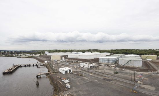Oil Tanks Buckeye Global Marine Terminals Editorial Stock Photo - Stock ...