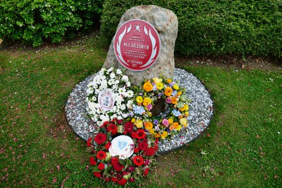Plaque Neil Goldsmith Plaques Have Been Editorial Stock Photo - Stock ...