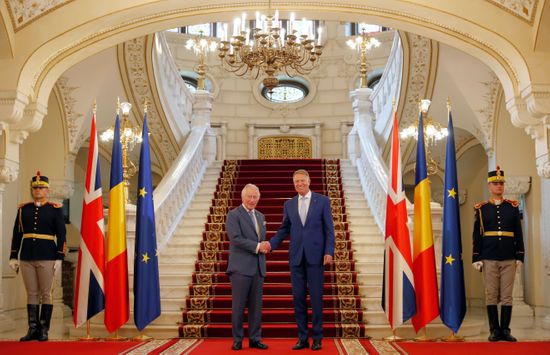 Britains Prince Charles Cl Shakes Hands Editorial Stock Photo - Stock ...