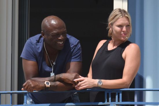 Singer Seal His Girlfriend Laura Strayera Editorial Stock Photo - Stock ...