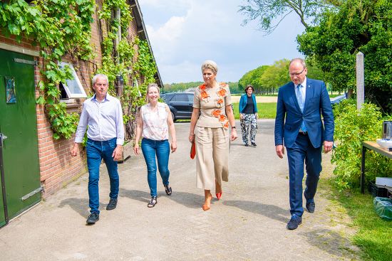 Queen Maxima Netherlands Visits Dairy Farm Editorial Stock Photo ...