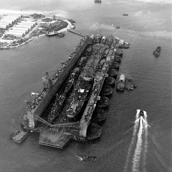 Aerial View Ship Docking Port During Editorial Stock Photo - Stock ...