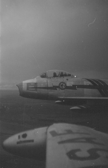 Men Flying Plane Larson Air Force Editorial Stock Photo - Stock Image ...