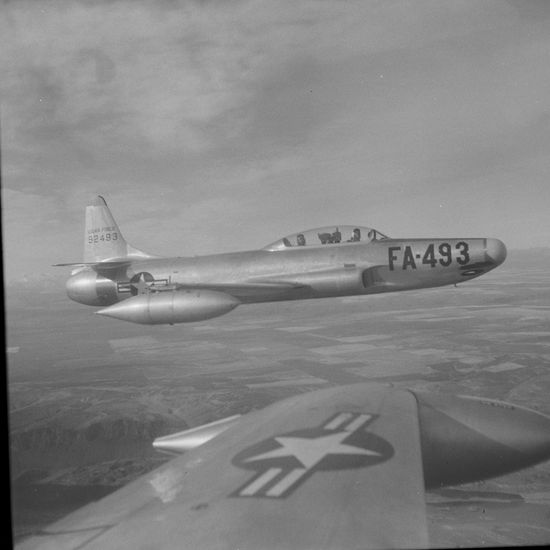 Men Flying Planes Larson Air Force Editorial Stock Photo - Stock Image ...