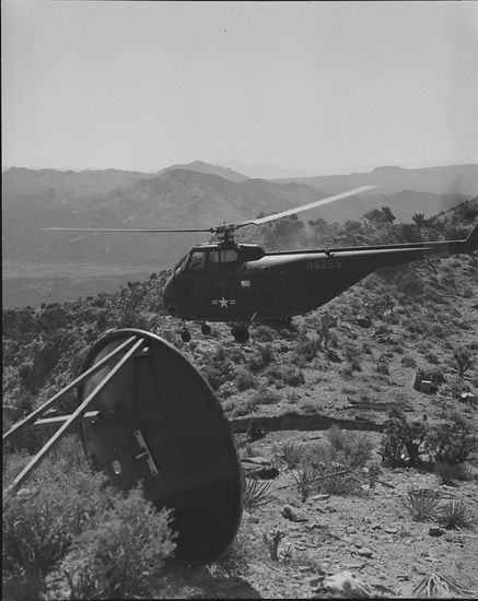 Aerial View Helicopter During Atomic Blast Editorial Stock Photo ...