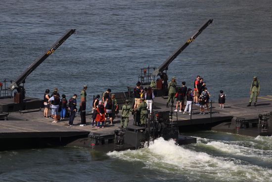 People Take Ride On M3g Military Editorial Stock Photo - Stock Image ...