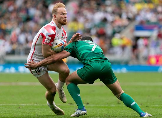 Joe Browning England Tackled By Jordan Editorial Stock Photo - Stock ...