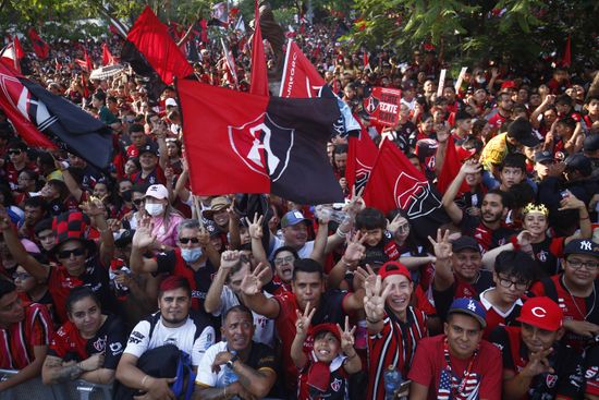 Atlas Fans Celebrate Their Teams Victory Editorial Stock Photo - Stock ...