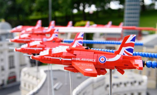 Nine Red Arrow Lego Models That Editorial Stock Photo - Stock Image ...