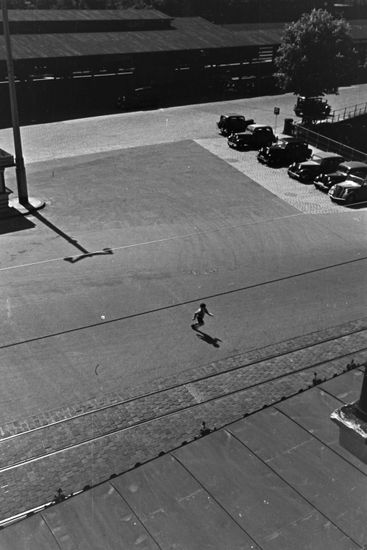 Little Boy Running Across Street Germany Editorial Stock Photo - Stock ...