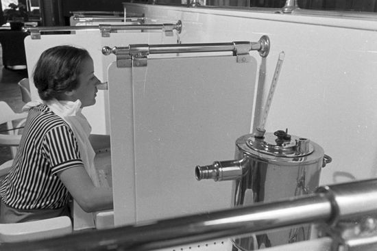 Young Woman Brine Inhalation Room During Editorial Stock Photo - Stock ...