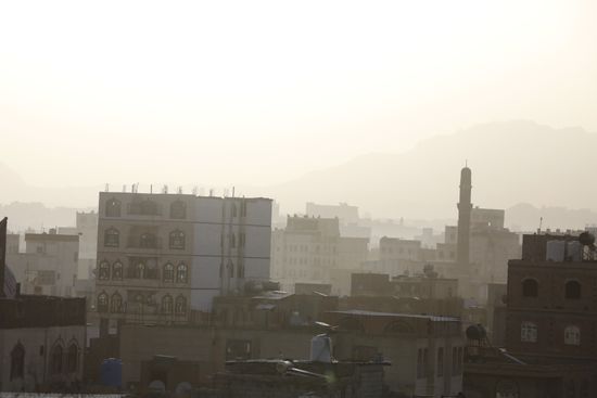 Neighborhood Amid Sandstorm Day Before Unbrokered Editorial Stock Photo ...