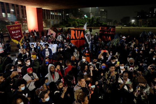 Activists Against Racism Citizens General Demonstrate Editorial Stock ...