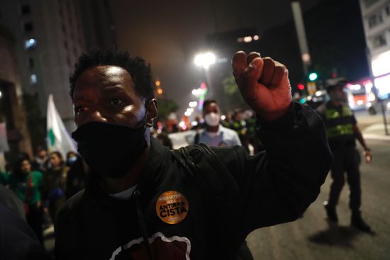 Activists Against Racism Citizens General Demonstrate Editorial Stock ...