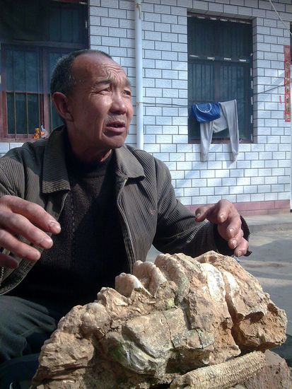 Farmer Lao Chen Fossil Which Appears Editorial Stock Photo - Stock ...