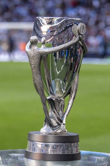 Uefa Finalissima Trophy During Uefa Champions Editorial Stock Photo ...