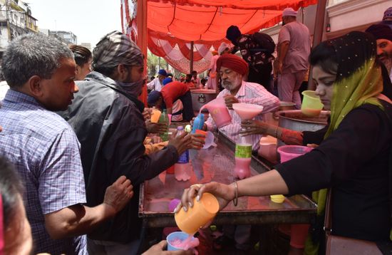 Sikhs Have Been Offering Chabeel Public Editorial Stock Photo - Stock ...