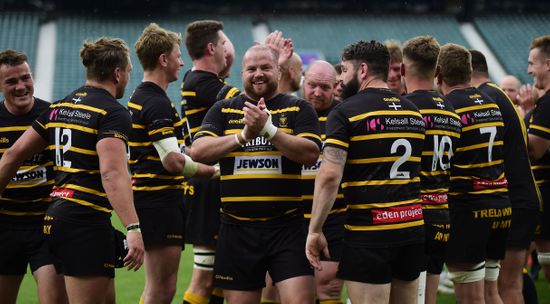 Cornwall Players Celebrate After Bill Beaumont Editorial Stock Photo ...