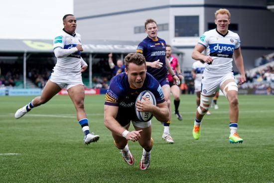 Jamie Shillcock Worcester Warriors Scores Try Editorial Stock Photo ...