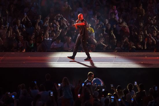 French Rapper Soprano Performs On Stage Editorial Stock Photo - Stock ...