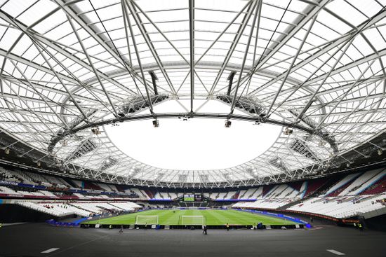 General View Inside London Stadium Ahead Editorial Stock Photo - Stock ...