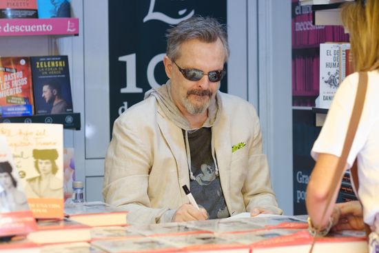 Singer Miguel Bose Booth Casa Del Editorial Stock Photo - Stock Image ...