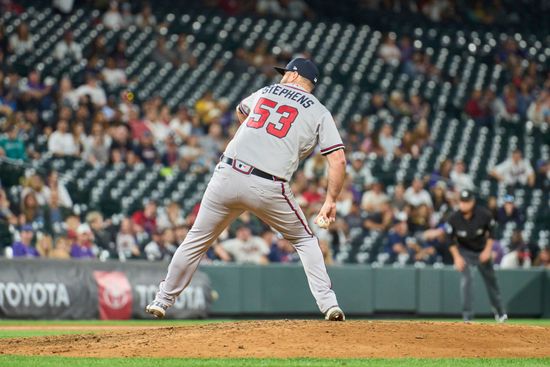 Atlanta Pitcher Jackson Stephens 53 Throws Editorial Stock Photo ...
