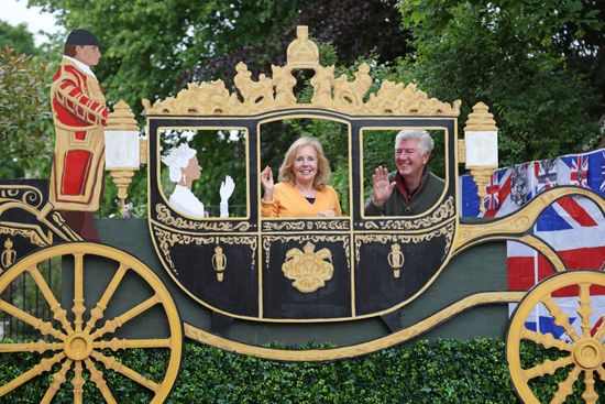 Valerie Steve Grys Enjoying Ride Royal Editorial Stock Photo - Stock ...