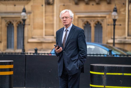 David Davis Conservative Mp Haltemprice Howden Editorial Stock Photo ...