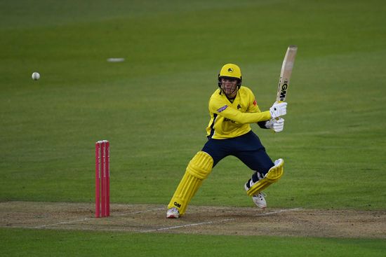 Toby Albert Hampshire Hawks Batting During Editorial Stock Photo ...