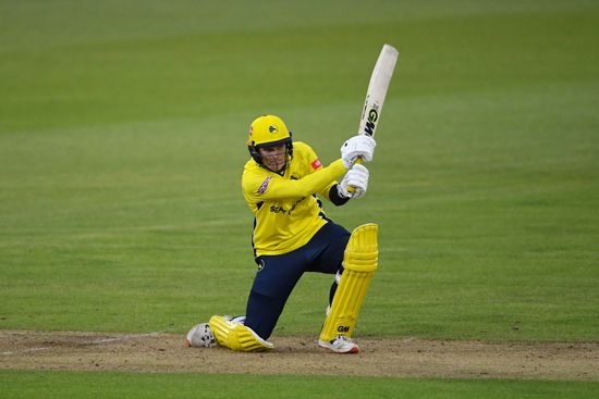 Toby Albert Hampshire Hawks Batting During Editorial Stock Photo ...