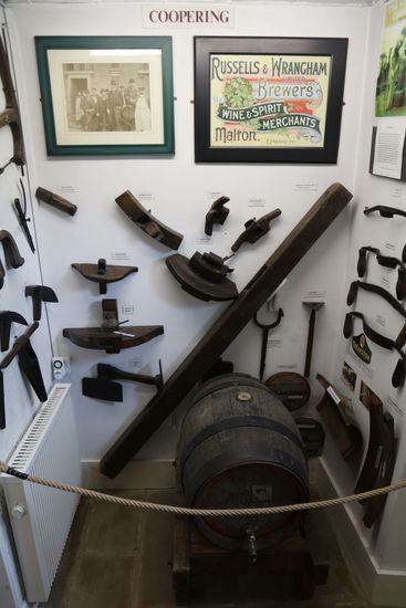 Coopering Tools Making Wooden Barrels Finished Editorial Stock Photo ...