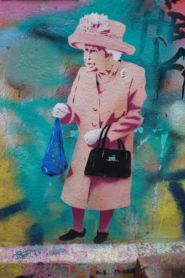 Congratulations Your Majesty Queen Graffiti Hamburgs Editorial Stock ...