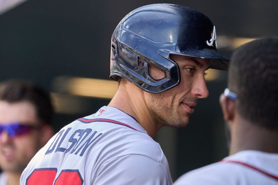 Atlanta First Baseman Matt Olson 28 Editorial Stock Photo - Stock Image ...
