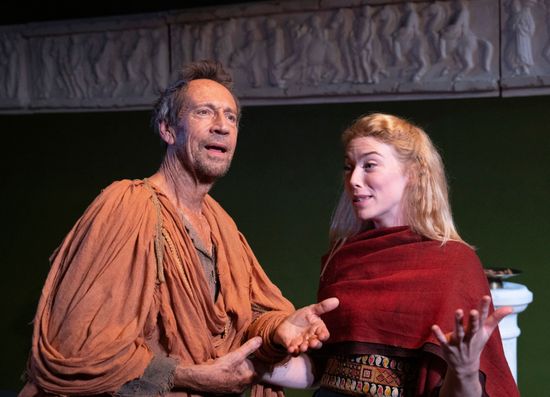 Jonathan Hyde Socrates Hannah Morrish Xanthippe Editorial Stock Photo ...