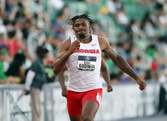 Elijah Godwin Georgia Competes Mens 400 Editorial Stock Photo - Stock ...