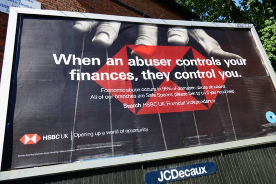 Hsbc Safe Space Billboard Poster Regarding Editorial Stock Photo ...