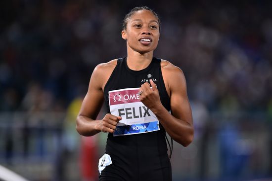 Alison Felix United States America Competes Editorial Stock Photo ...
