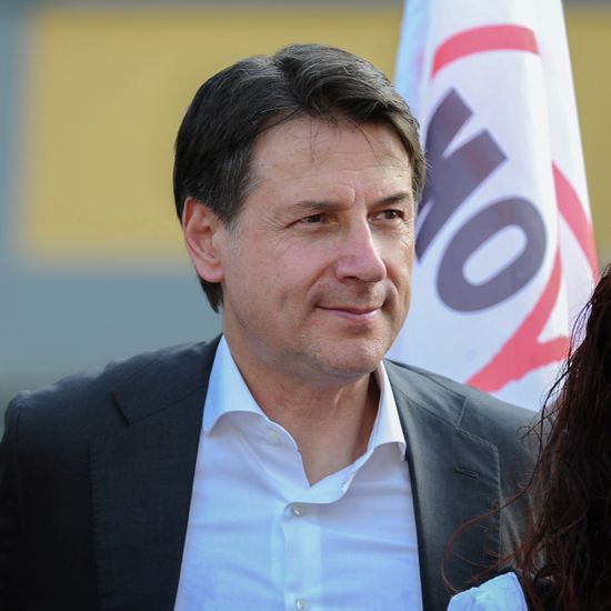 Giuseppe Conte Italian Lawyer Jurist Politician Editorial Stock Photo ...