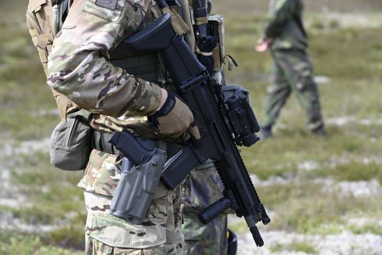 Soldier Utti Jaeger Regiment Seen Scar Editorial Stock Photo - Stock ...