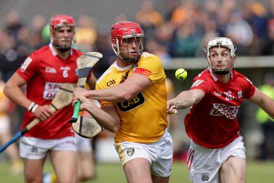 Antrim Vs Cork Antrims Conor Johnston Editorial Stock Photo - Stock ...