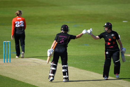 Ami Campbell Centre Abbey Freeborn Central Editorial Stock Photo ...