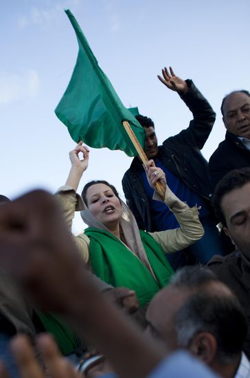 Ayesha Gaddafi Daughter Libyan Leader Muammar Editorial Stock Photo ...