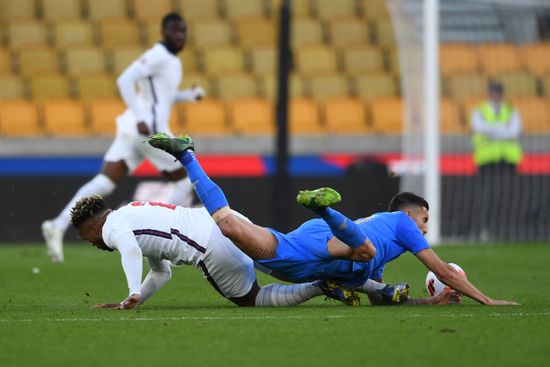 Reece James Englandlorenzo Pellegrini Italy During Editorial Stock ...