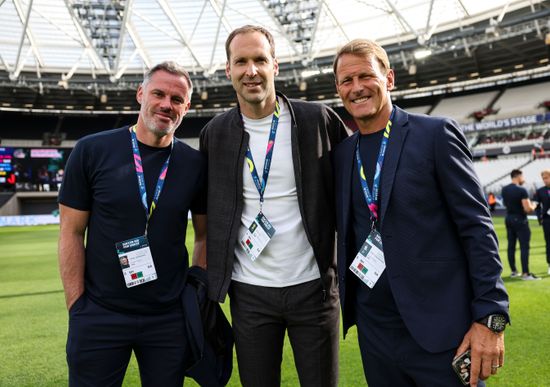 Jamie Carragher England Petr Cech World Editorial Stock Photo - Stock ...