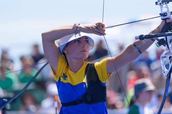 Veronika Marchenko Ukraine During Recurve Mixed Editorial Stock Photo ...