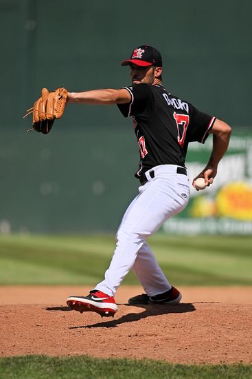 Fm Redhawks Pitcher Alex Dubord 17 Editorial Stock Photo - Stock Image ...