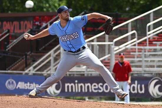 North Country Dockhounds Pitcher Alex Mcrae Editorial Stock Photo ...