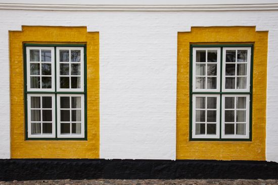 Windows Augustenborg Castle Als Island Flensburg Editorial Stock Photo ...